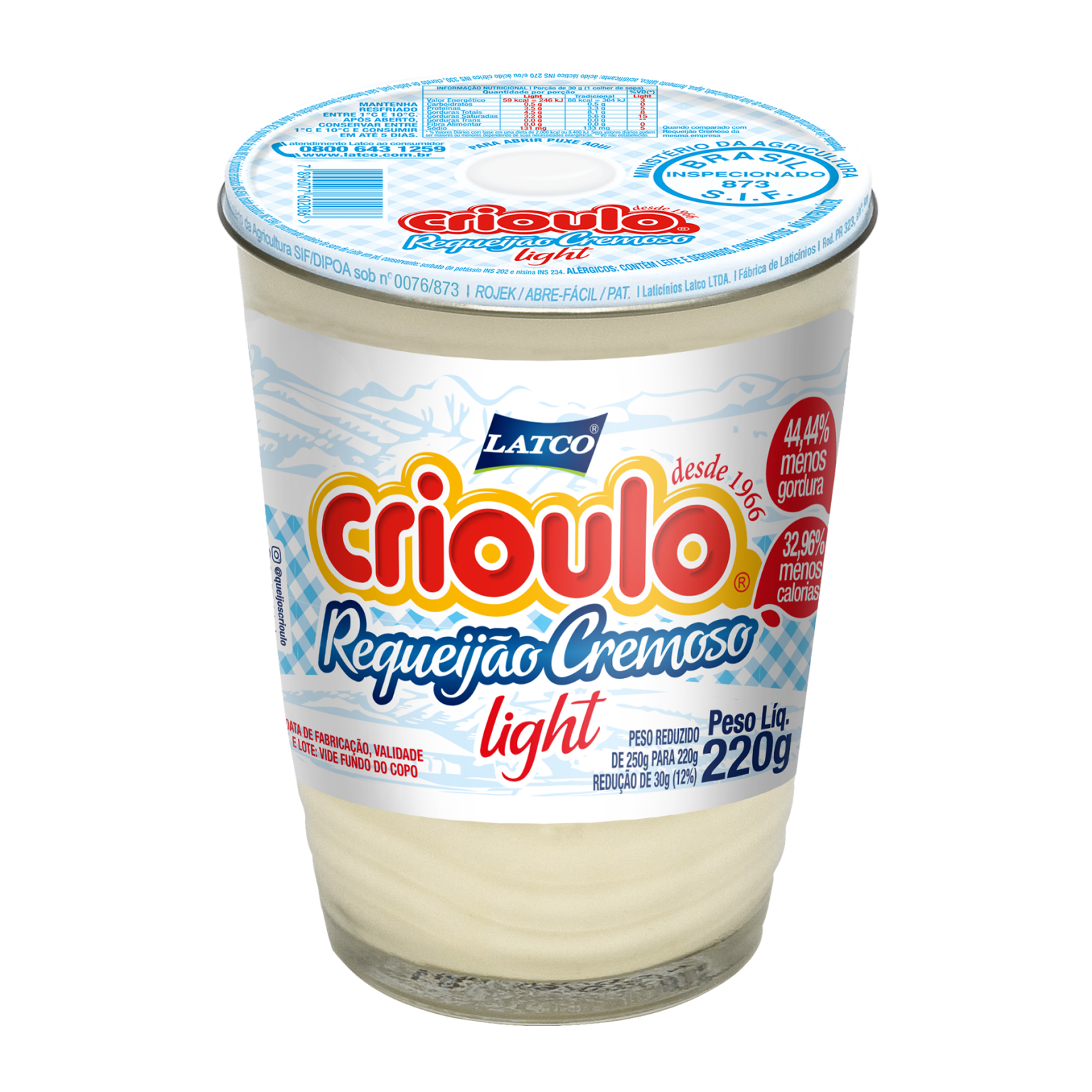 » Requeijão Cremoso Crioulo